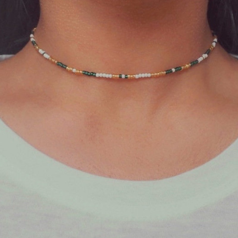 Seed Bead Necklace - Etsy