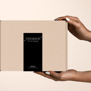 BOHO Branded Packaging Templates, Editable Template Bundle, Customer ...