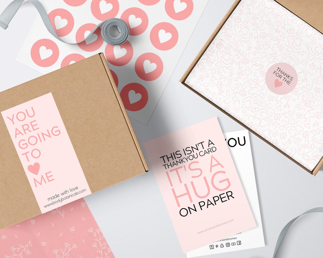 Branded Packaging Templates, Editable Branded Packaging Template Bundle ...