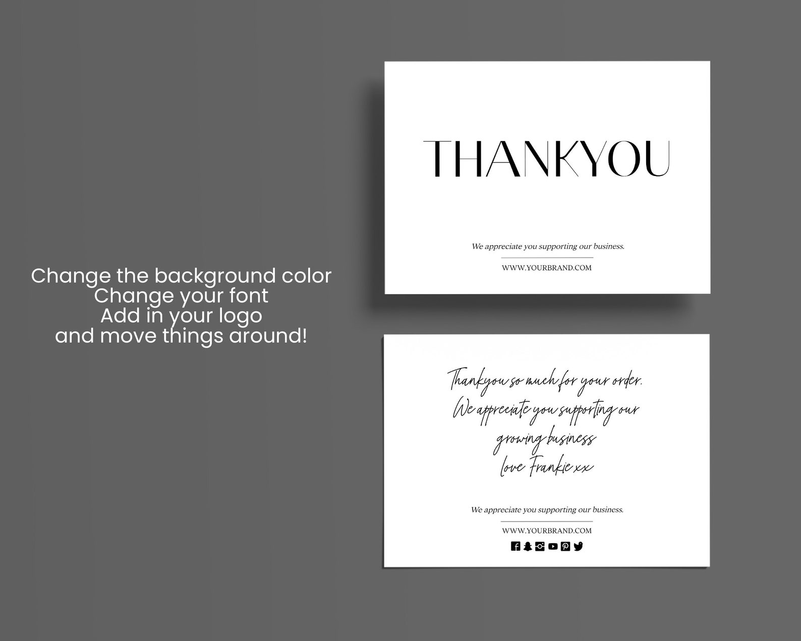 NEUTRAL Branded Packaging Templates MINIMAL Editable Box Seal - Etsy