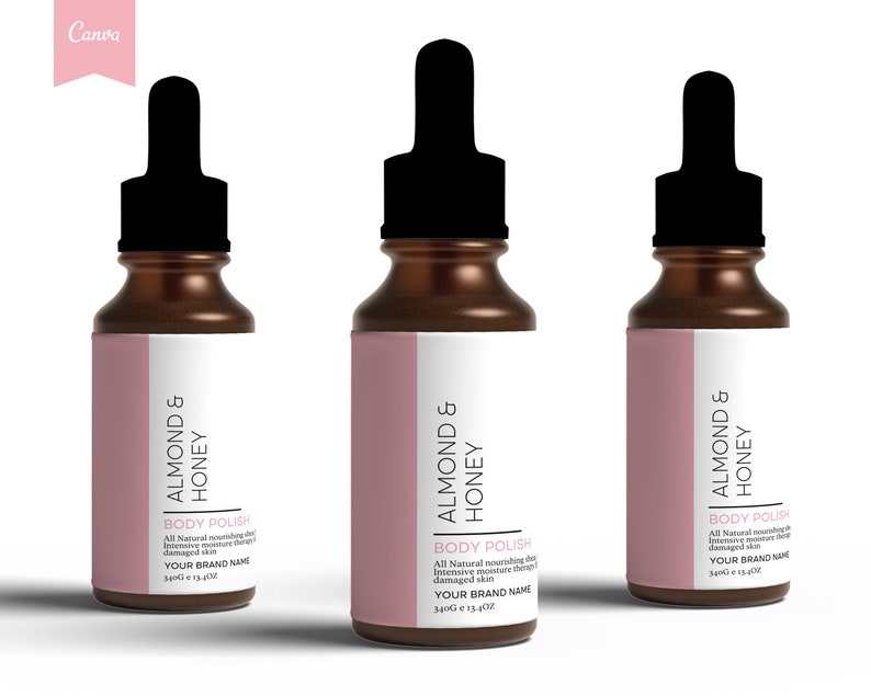Editable Body Product Labels DIY Cosmetic Labels Editable - Etsy