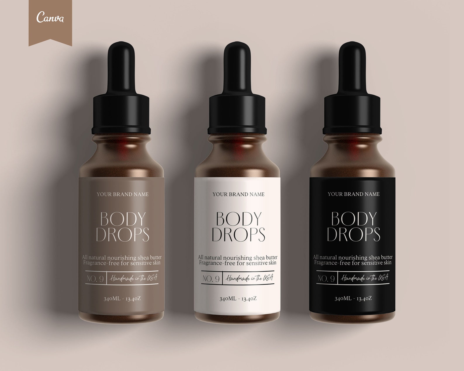 Editable Cosmetic Label Templates DIY Cosmetic Labels - Etsy