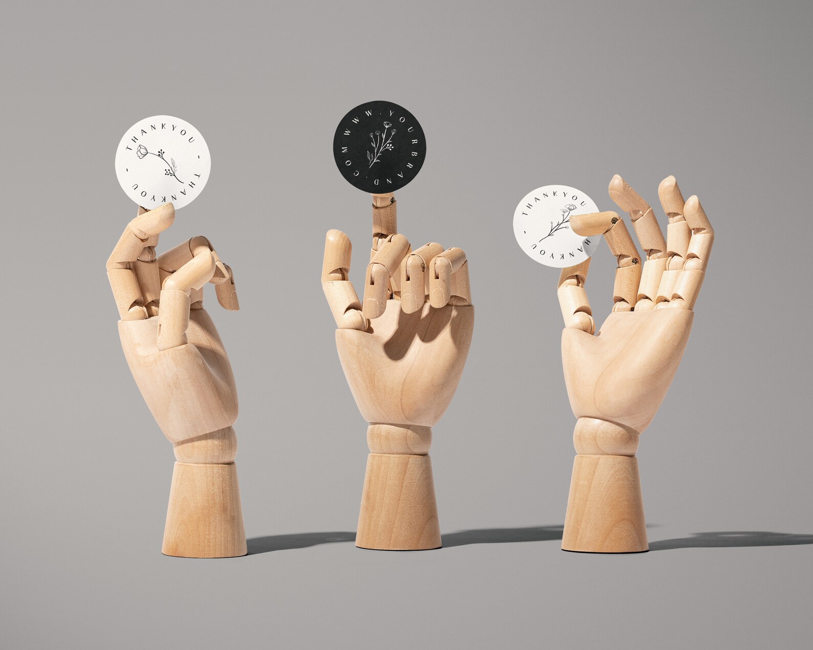 NEUTRAL Branded Packaging Templates MINIMAL Editable Box Seal | Etsy