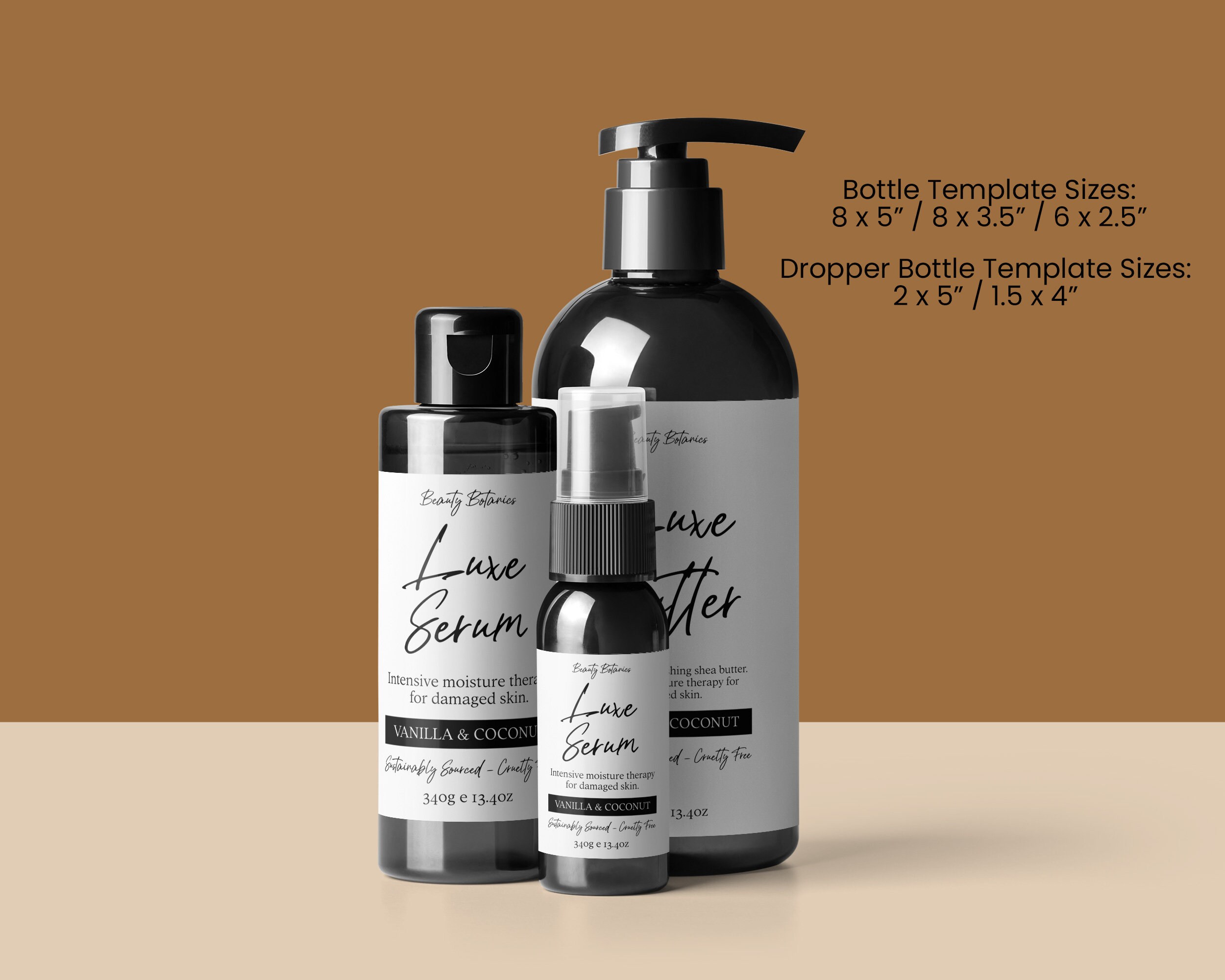 Editable Skin Care Labels CUSTOM Product Label Editable - Etsy UK