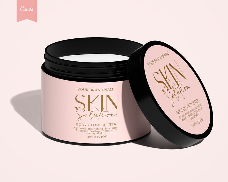 Editable Body Product Labels CANVA, DIY Cosmetic Labels, Editable ...