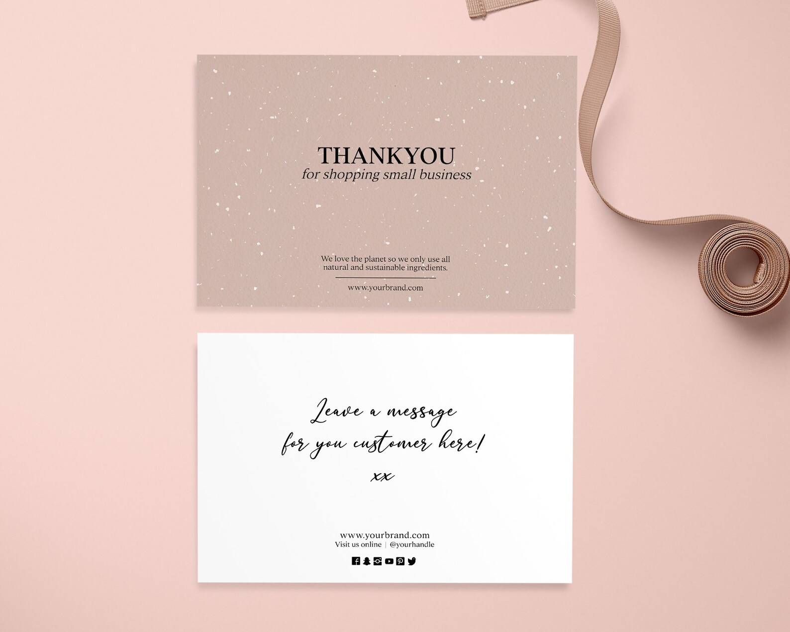 NEUTRAL Branded Packaging Templates MINIMAL Editable Box Seal - Etsy