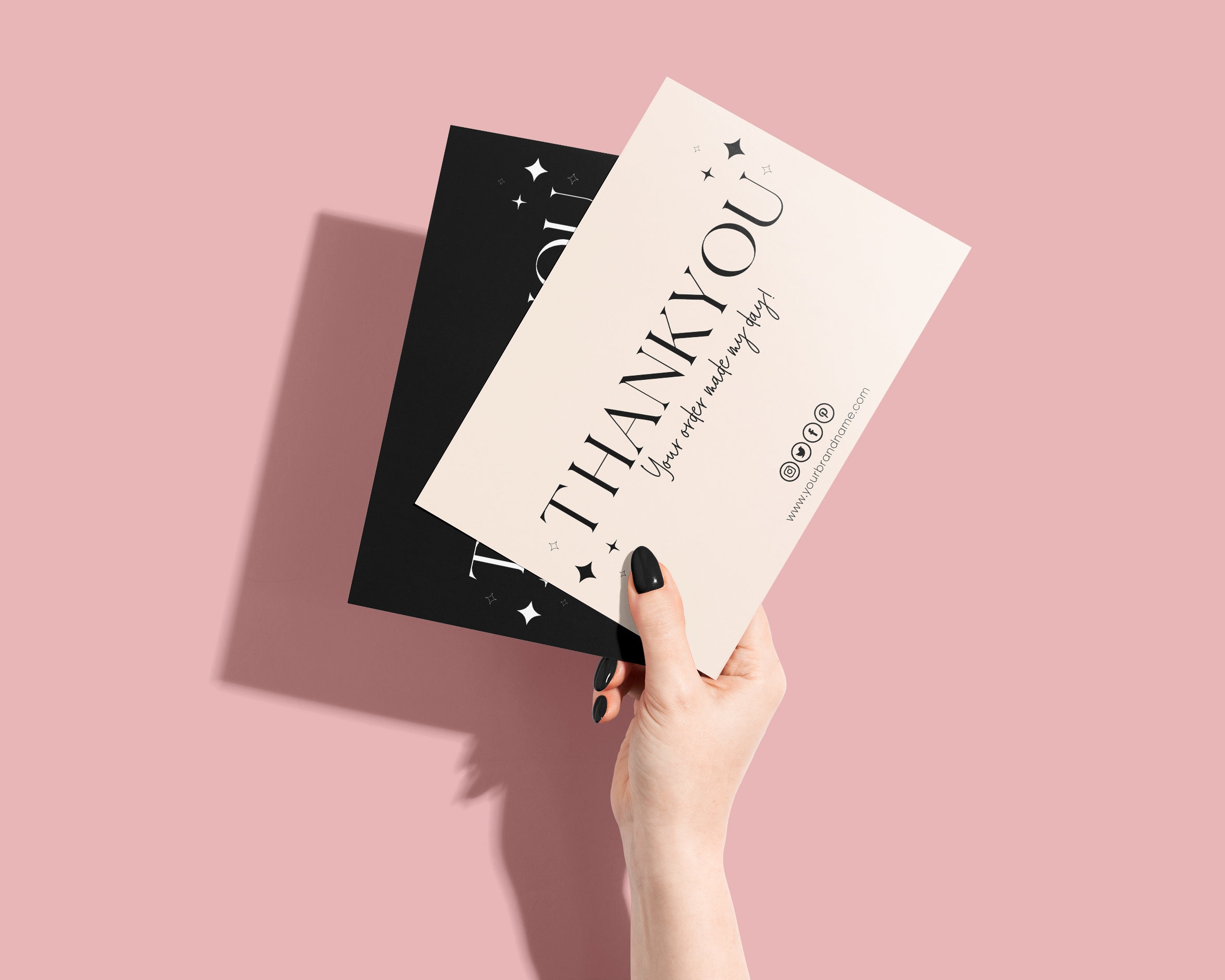 BOHO Branded Packaging Templates Editable Template Bundle | Etsy