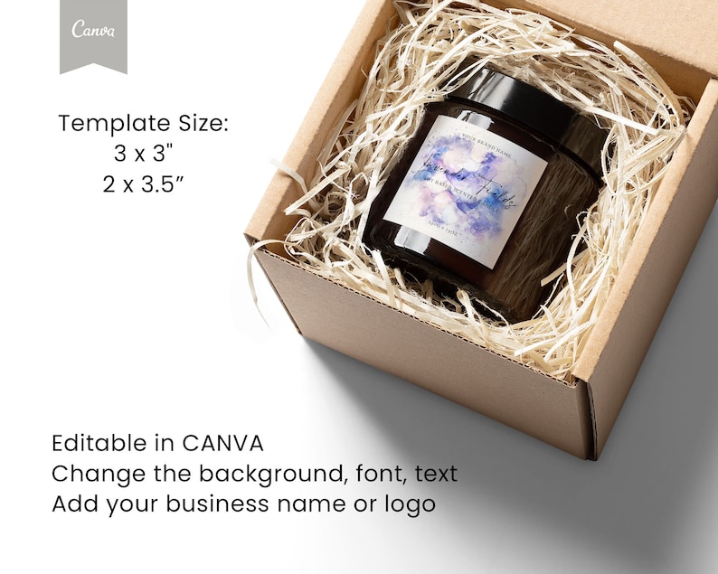 CRYSTAL Inspired Candle Label, Crystal Candle Label, Zodiac Labels ...