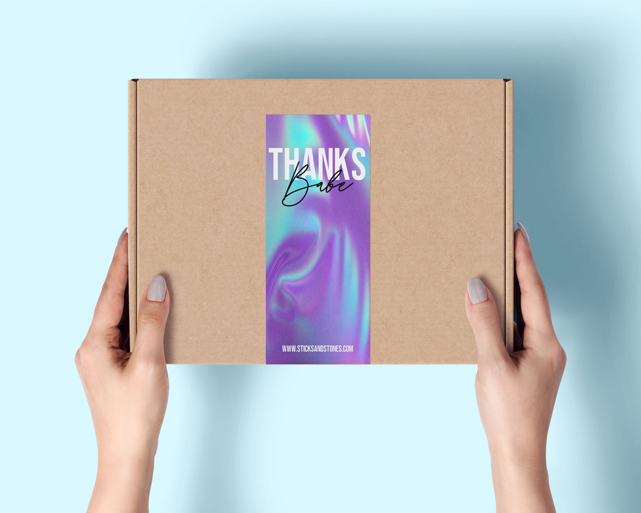 HOLOGRAM Branded Packaging Templates, Editable Branded Packaging ...