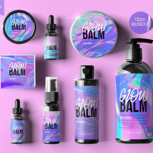 Editable Body Product Labels CANVA DIY Cosmetic Labels - Etsy