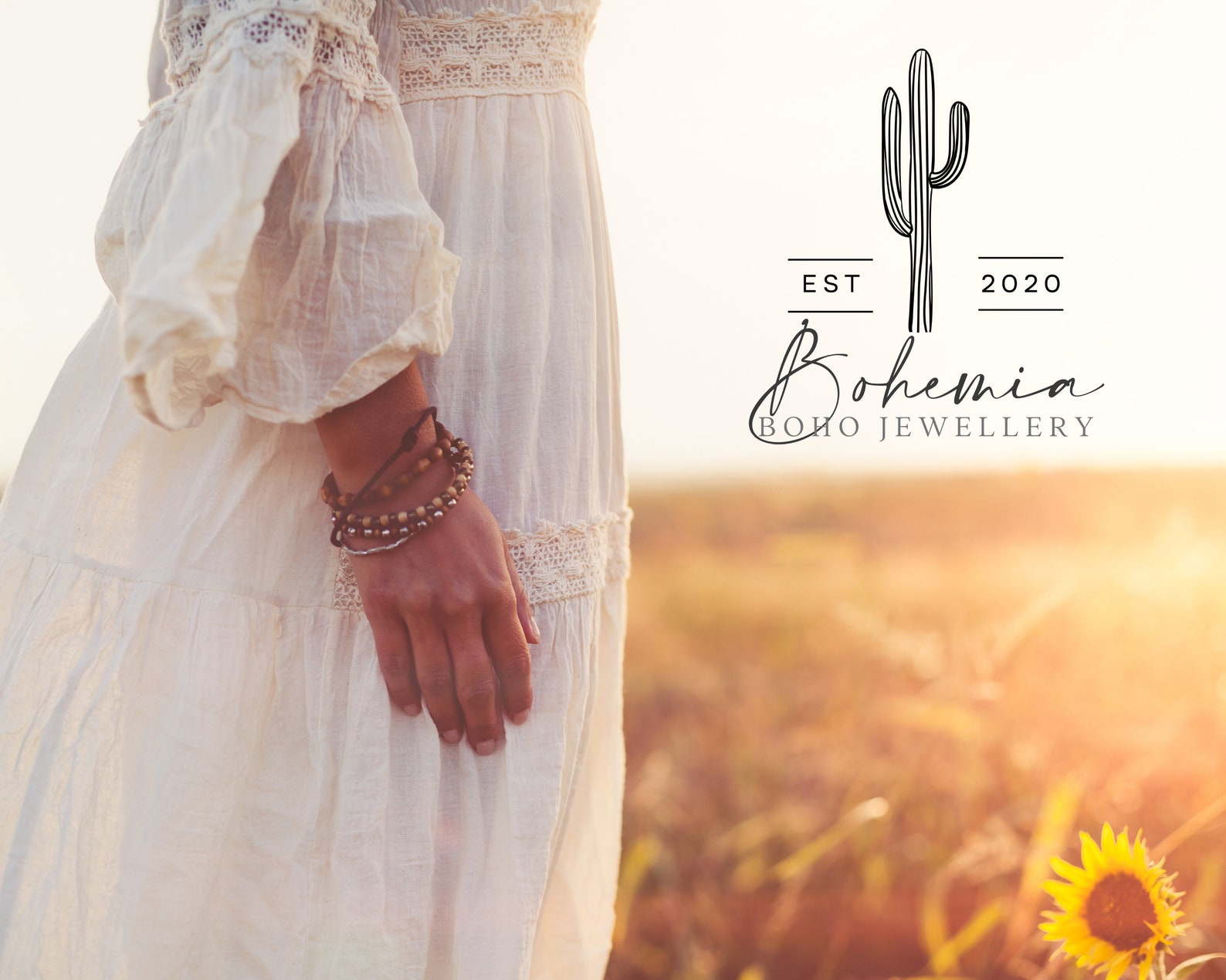 9 X BOHO Editable Logo Designs Bohemian Custom Logo Design - Etsy