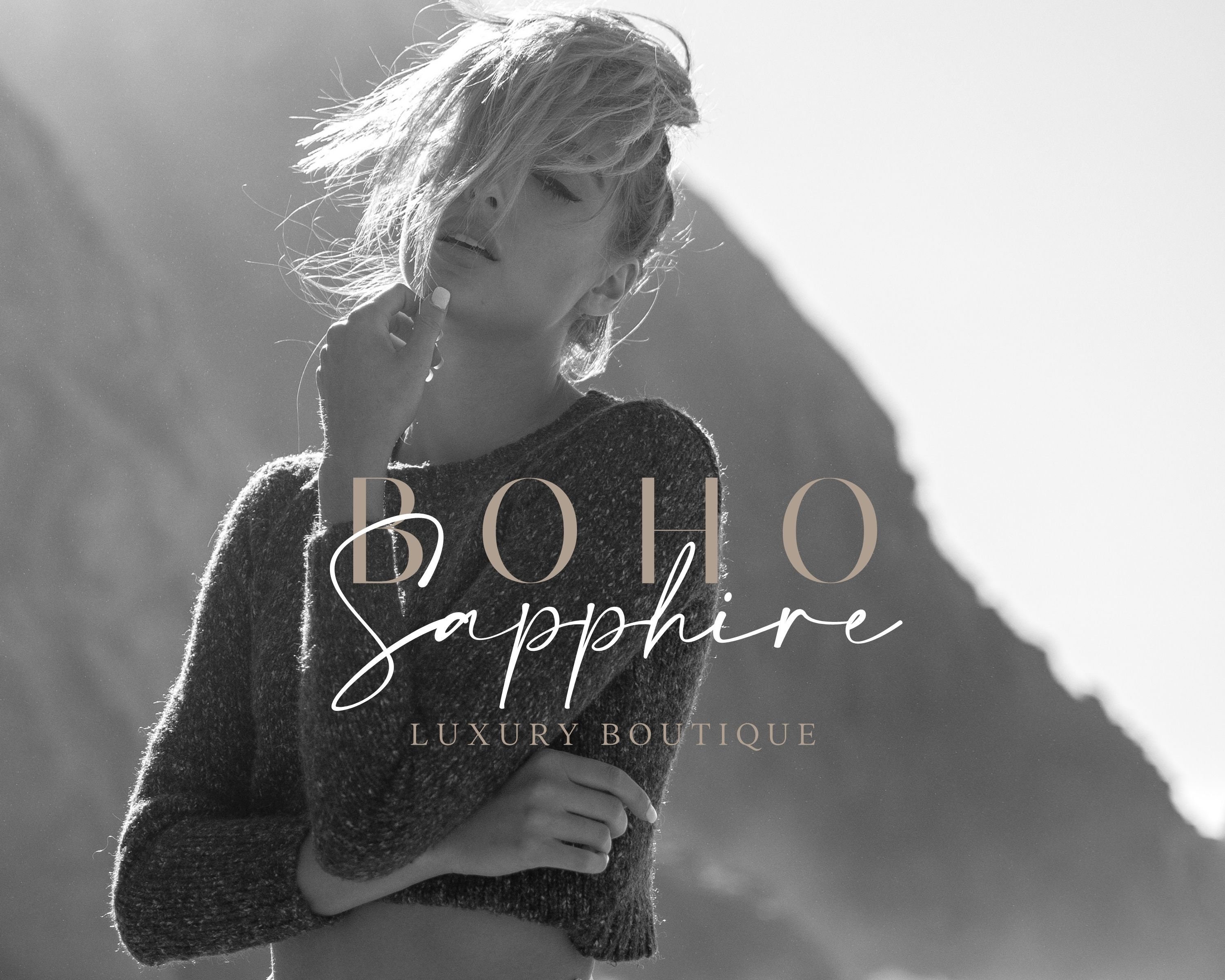 9 X BOHO Editable Logo Designs Apothecary Custom Logo Design | Etsy