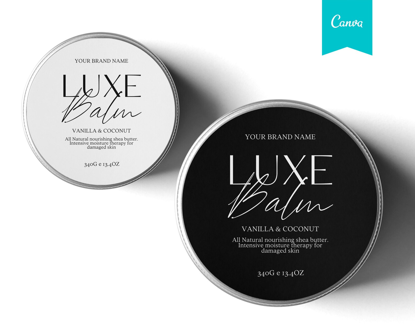 Editable Cosmetic Jar Label Template, DIY Cosmetics Label, Cosmetics ...