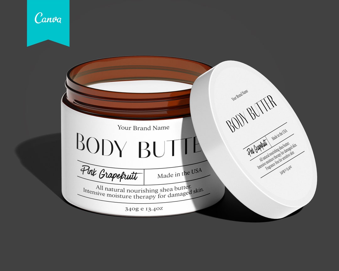 Editable Cosmetic Jar Label Template, DIY Cosmetics Label, Cosmetics ...