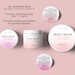 GRADIENT Editable Cosmetic Labels Editable Body Product - Etsy