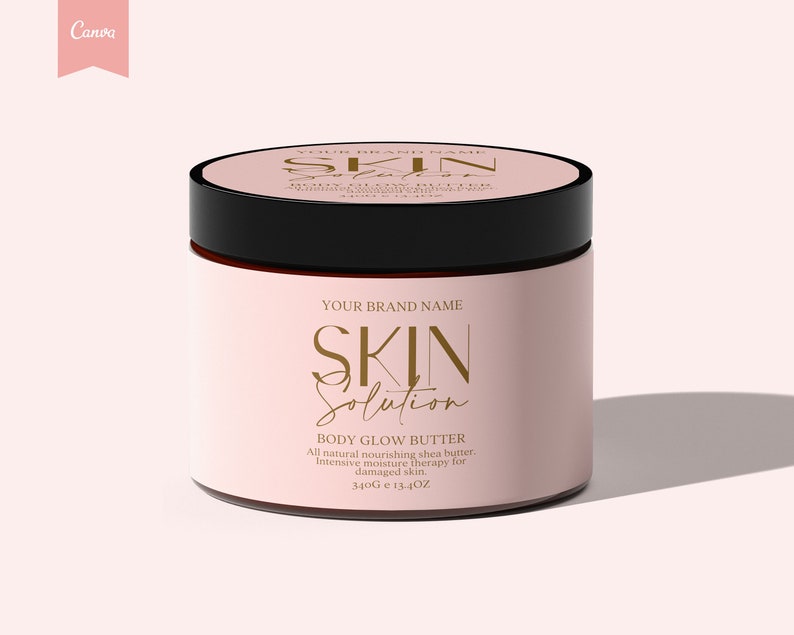 Editable Body Product Labels CANVA, DIY Cosmetic Labels, Editable ...