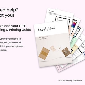 Branded Packaging Templates, Editable Branded Packaging Template Bundle ...