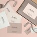 NEUTRAL Branded Packaging Templates, MINIMAL Editable Box Seal Template ...