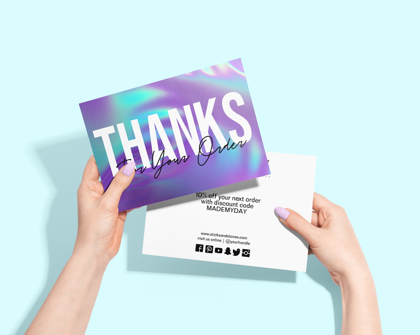 HOLOGRAM Branded Packaging Templates, Editable Branded Packaging ...