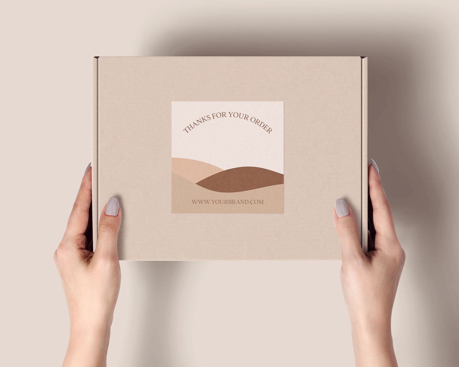 BOHO Branded Packaging Templates, Editable Template Bundle, Customer ...