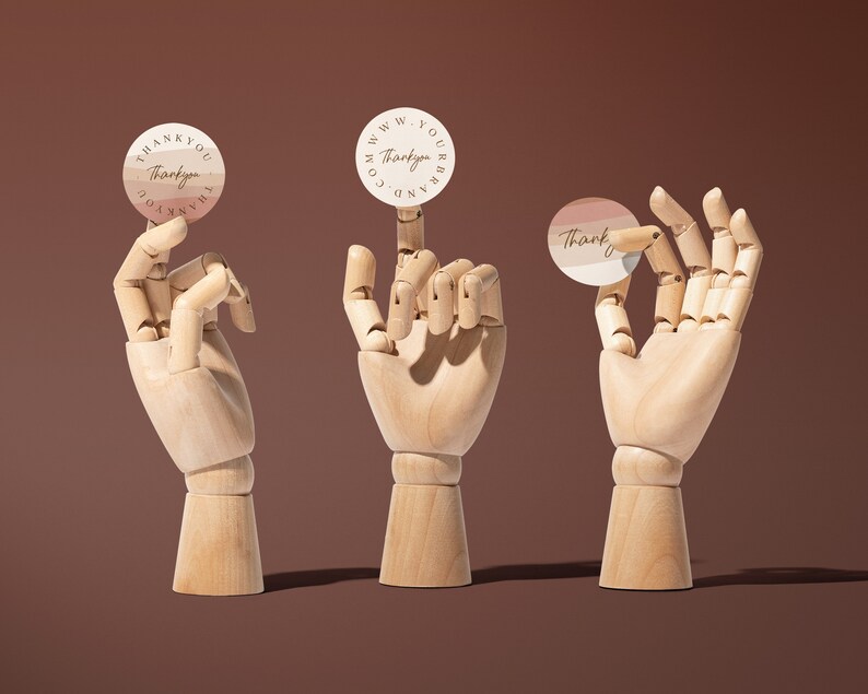 BOHO Branded Packaging Templates Editable Template Bundle - Etsy