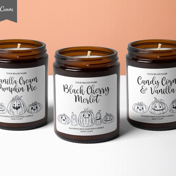 Horror Candle Label - Etsy