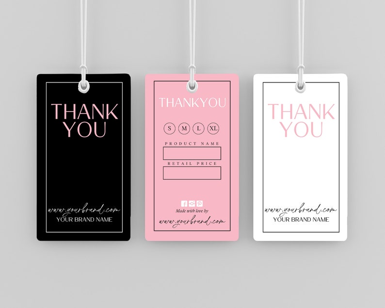 Custom HANG TAGS, Small Business Swing Tag, Boutique Clothing Tag ...