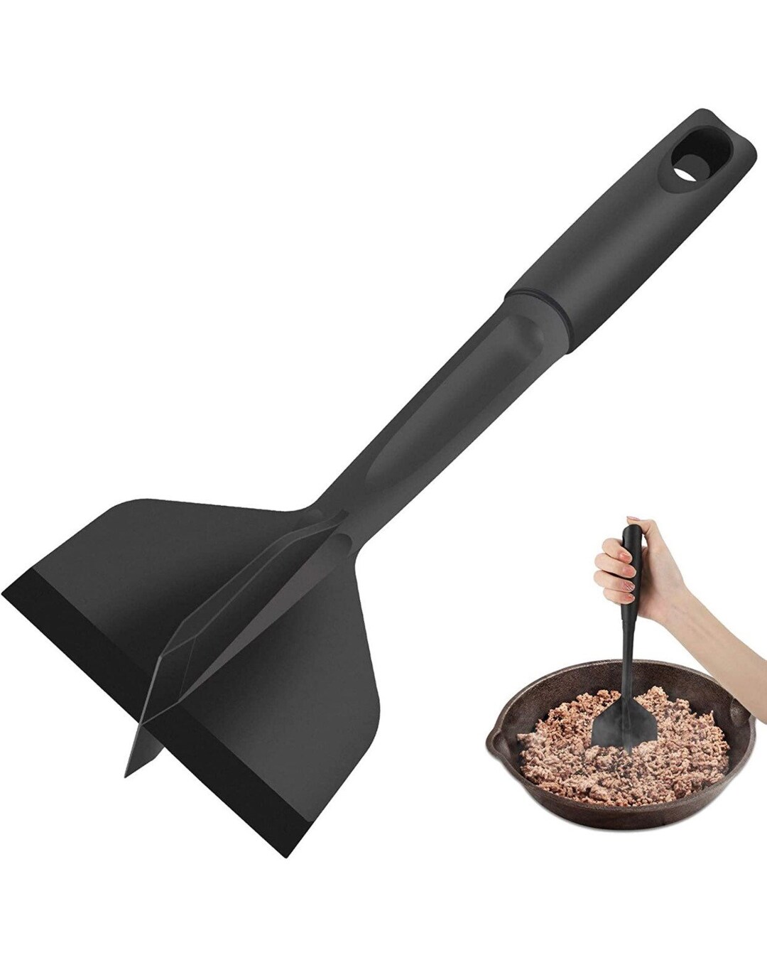 Meat Chopper, Hamburger Chopper, Premium Heat Nylon Resistant Meat ...