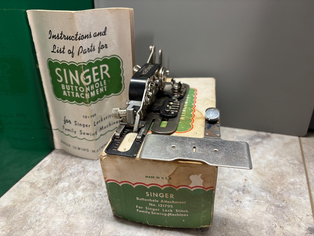 Singer Buttonholer Attachment 121795 for Singer Lockstich Family Sewing ...