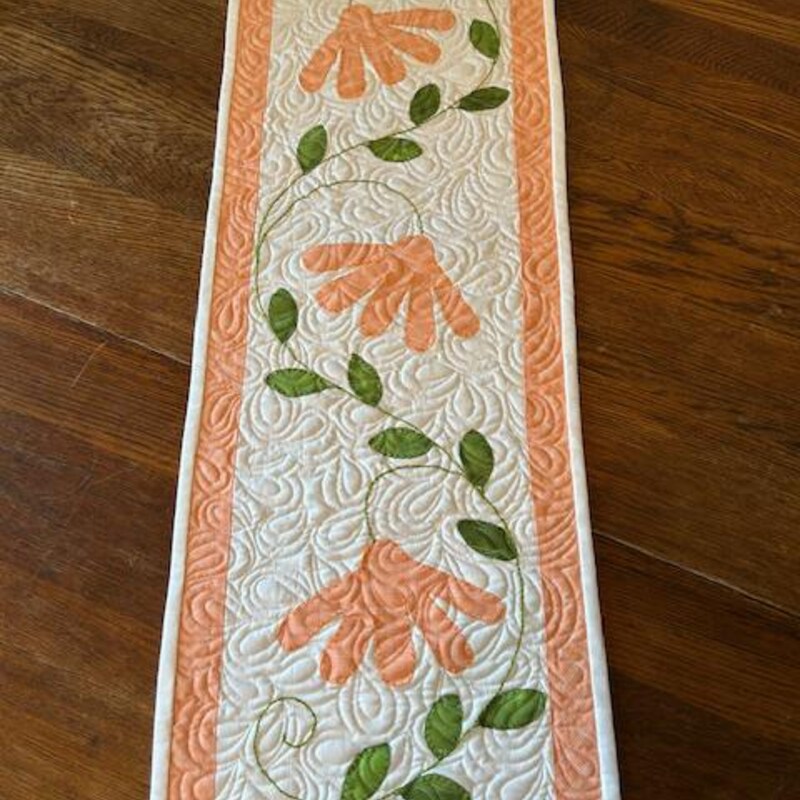 Peach Table Runner - Etsy