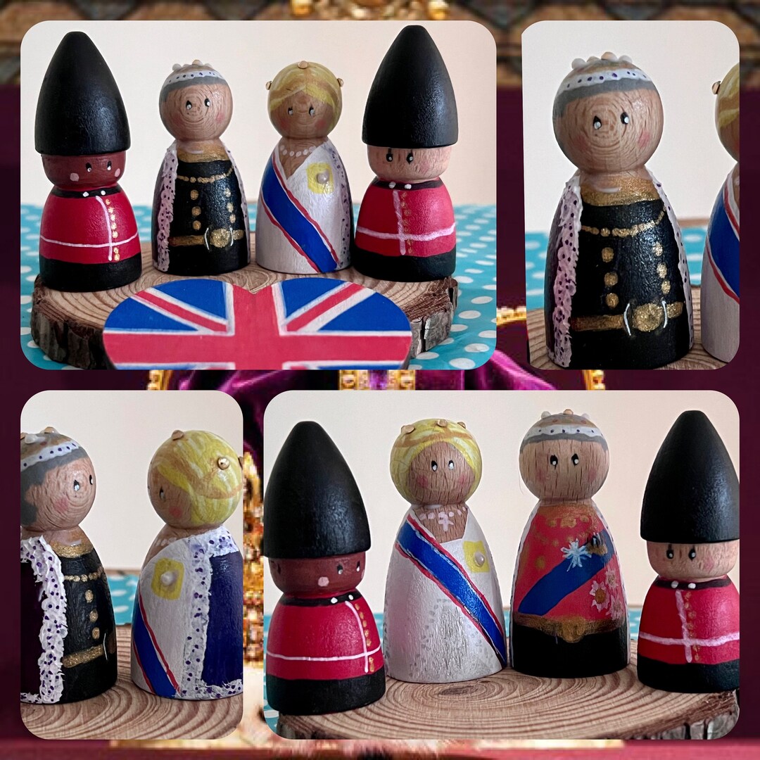 Royal Family Themed Peg Dolls - Etsy UK