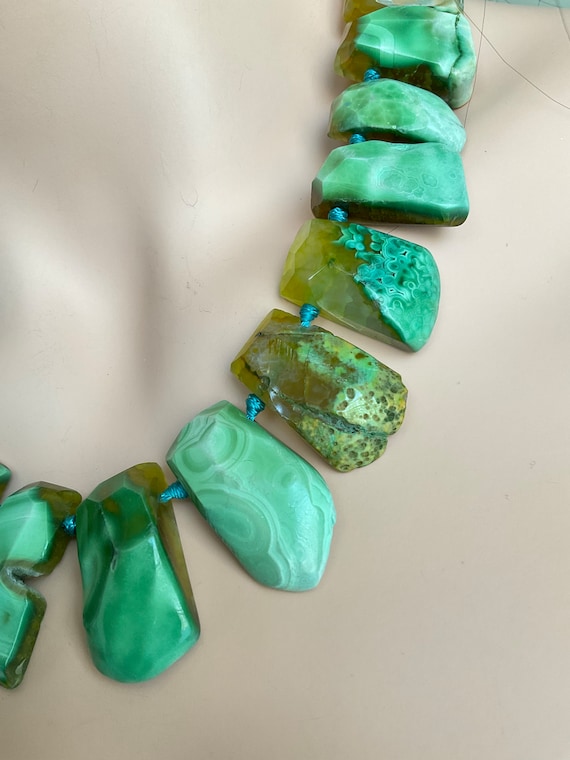 Lucas Lameth LUC Silver Rough polish Green, mint, tur… - Gem