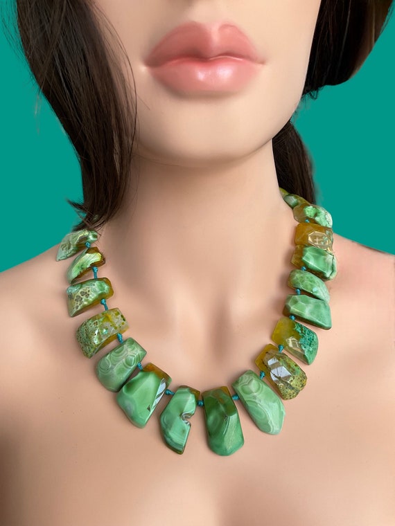 Lucas Lameth LUC Silver Rough polish Green, mint, tur… - Gem