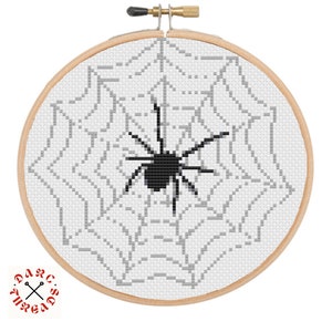 Spider Web Cross Stitch, Pdf Printable Pattern - Etsy