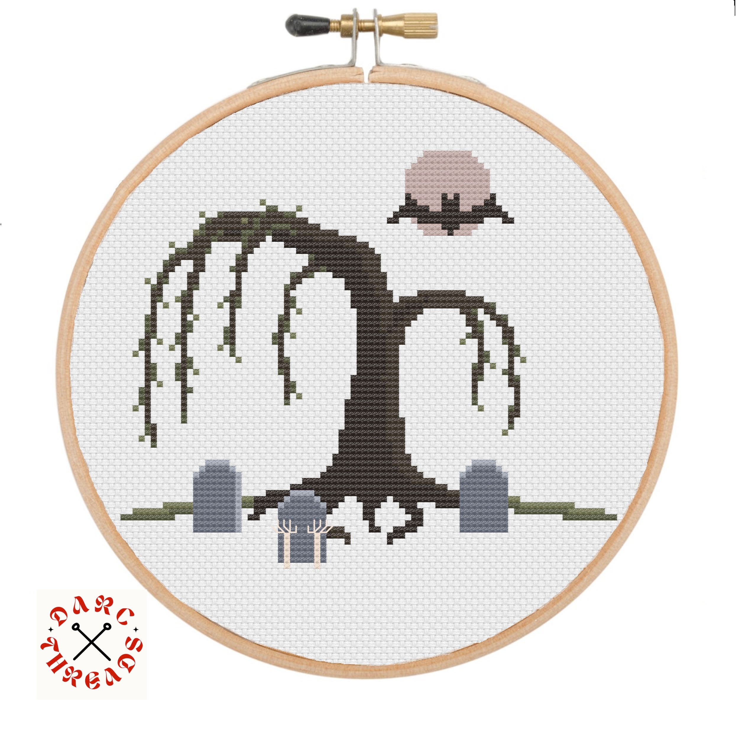 Moonlit Graveyard, Pdf Printable Pattern - Etsy