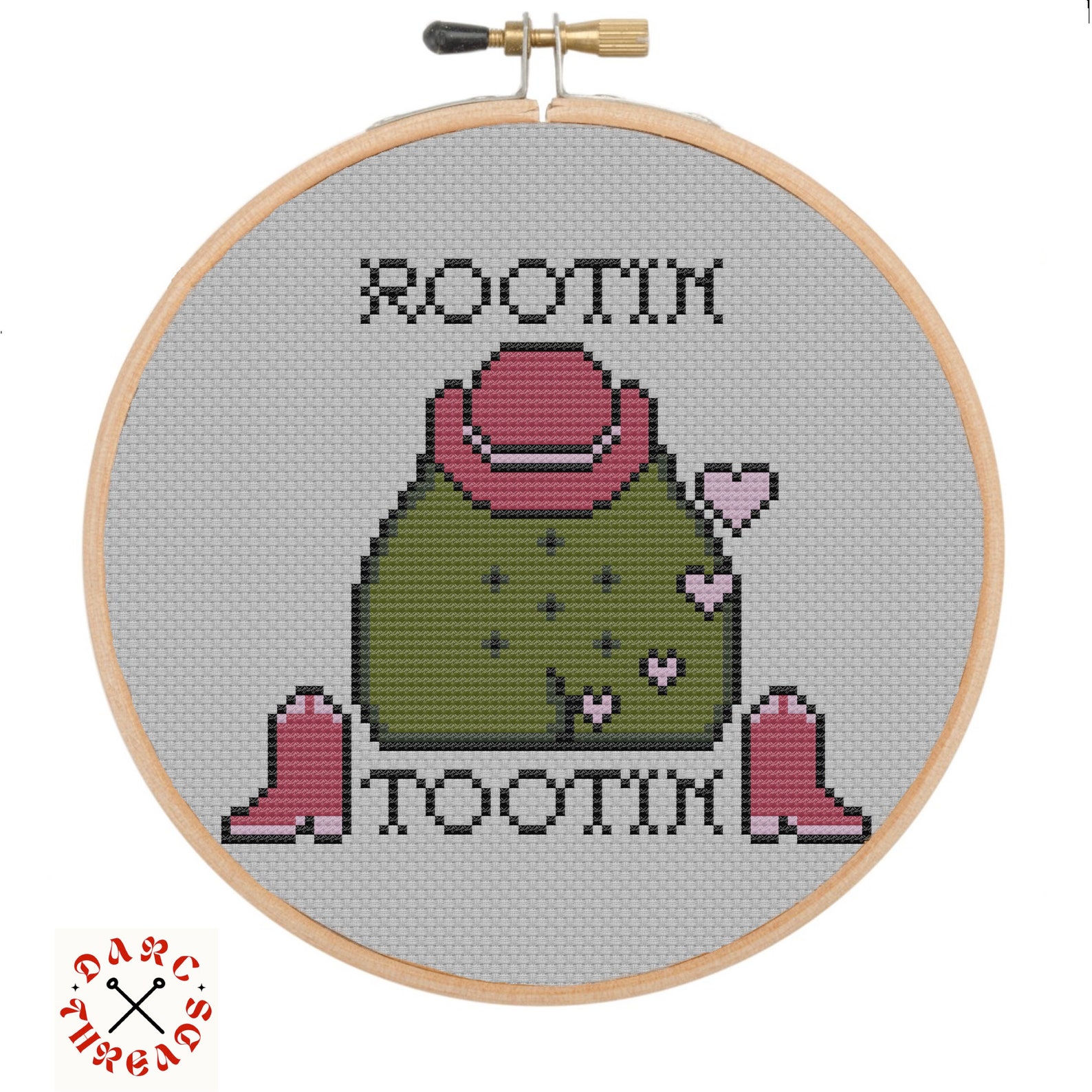 Cute Cowboy Frog / Toad, Pdf Printable Cross Stitch Pattern - Etsy