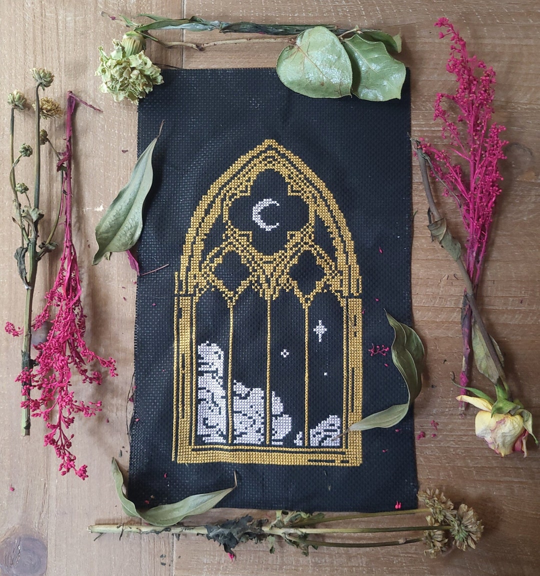 Gothic Window Cross Stitch Pattern Pdf - Etsy
