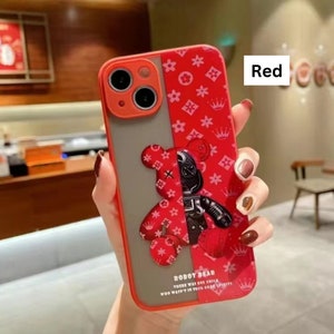Luxury Designer Robot Bear Mobile Phone Case for iPhone 14 13 12 11 Pro ...