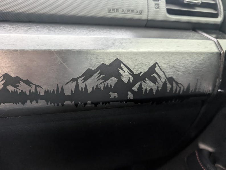5th Gen 4runner Mountain Range and Lake - Etsy