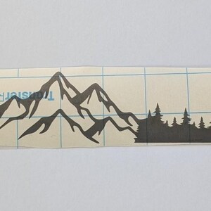 5th Gen 4runner Mountains and Trees Dashboard Decal - Etsy