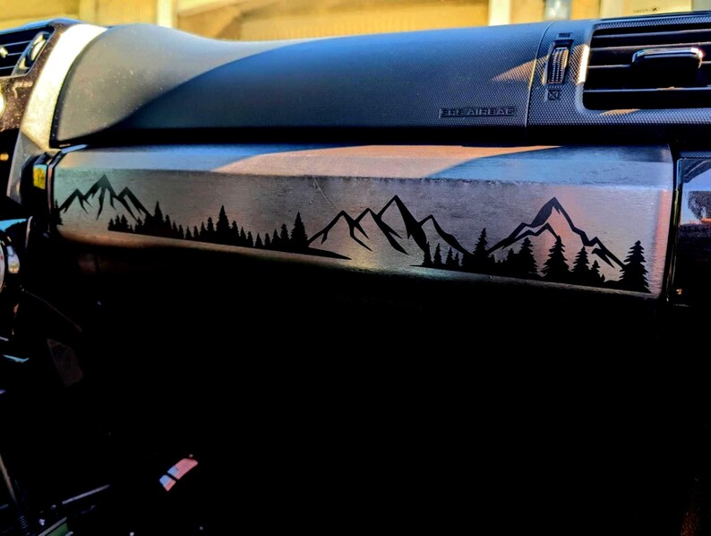 5th Gen 4runner Mountain Dashboard Decal - Etsy