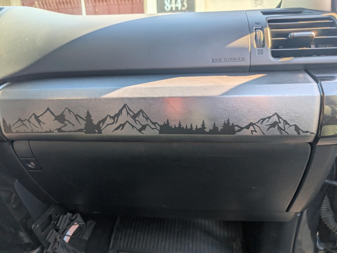 5th Gen 4runner Mountains and Trees Dashboard Decal - Etsy