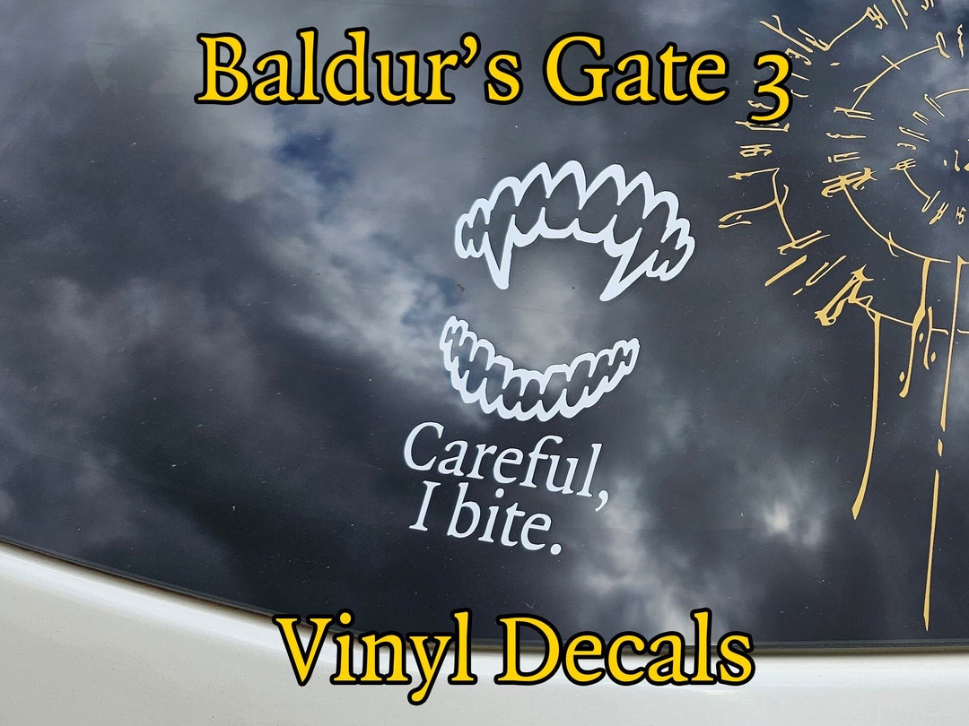 BALDURS GATE STICKER Car Laptop Waterproof Weatherproof Vinyl Decal ...