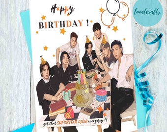 Bts Printable Birthday Card | Etsy