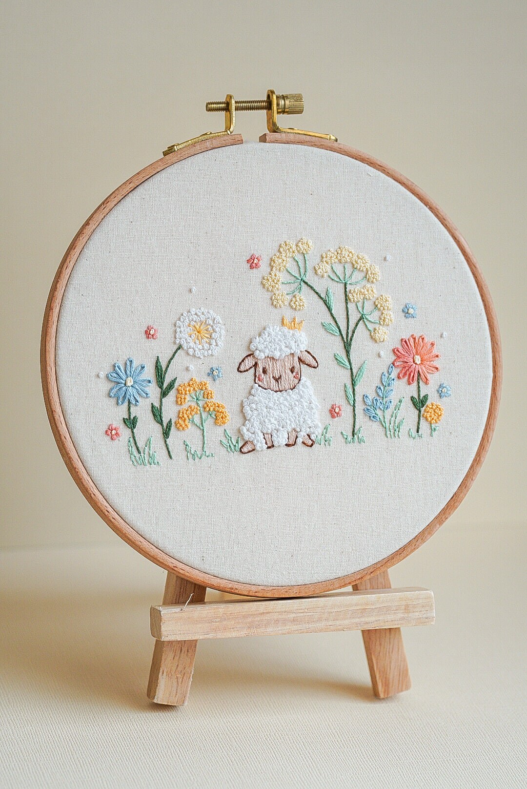 Lunar Sheep Embroidery Pattern Instant Digital Download PDF - Etsy