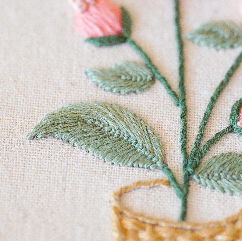 Rosie Posie Floral Embroidery Pattern, Instant Digital Download PDF ...