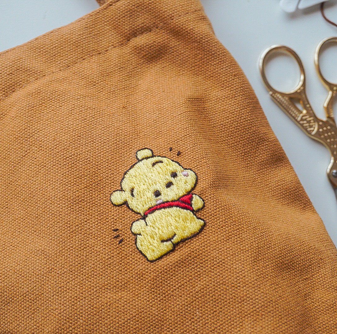 Cheeky P.bear Embroidery Pattern ONLY, Instant Digital Download PDF ...