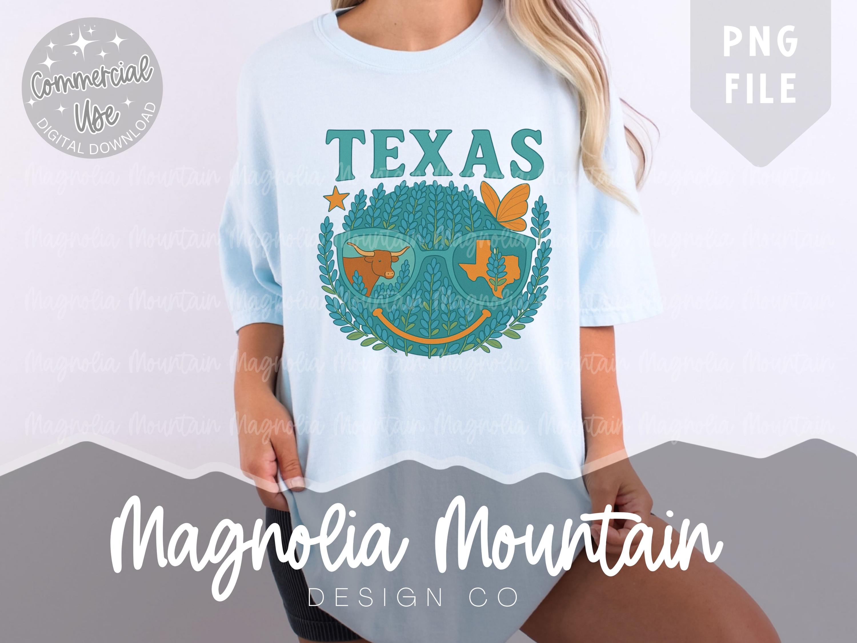 Preppy Texas PNG | Girly Western Summer Tee Design | Sublimation Texas ...