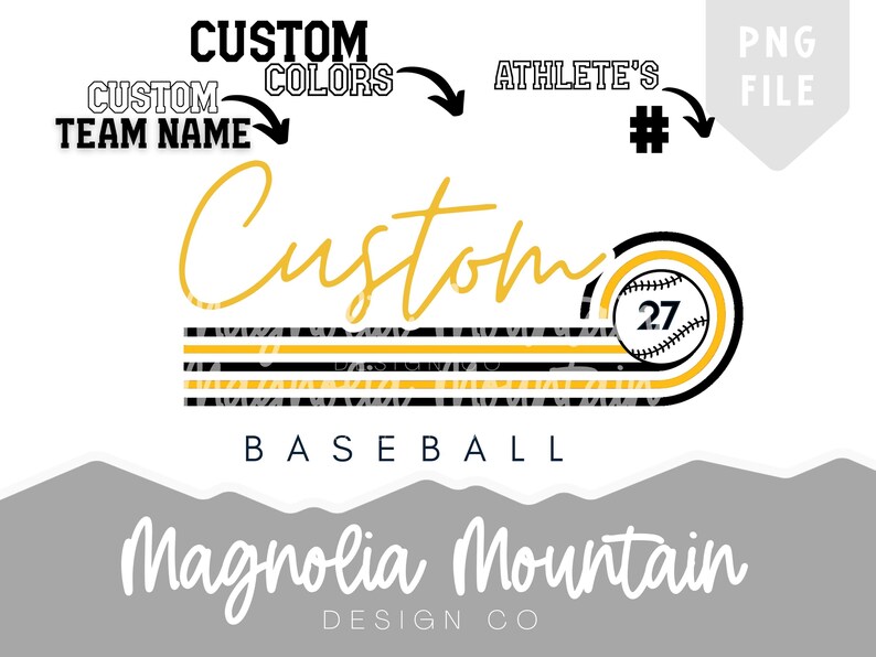 Custom Baseball PNG | Personalized Baseball Fan Shirt Design | Baseball ...