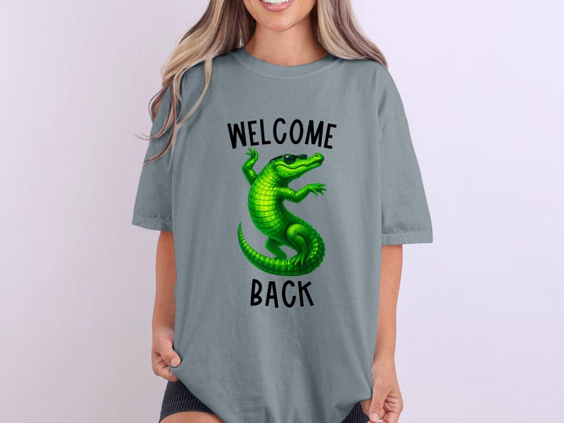 Later Gator Welcome Back PNG Bundle | Funny Alligator Graphic Tee ...